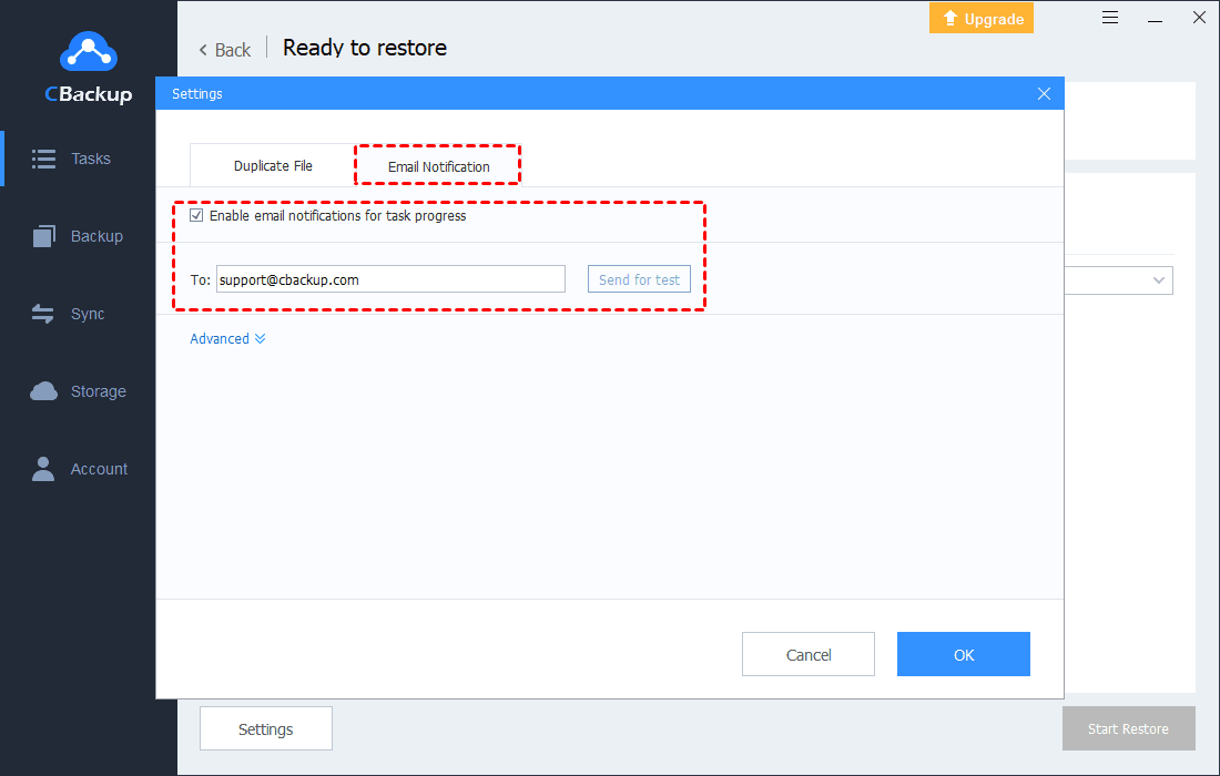 How to Do A File Restore in CBackup?