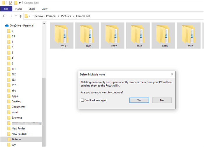 How to Delete All Photos from OneDrive at Once