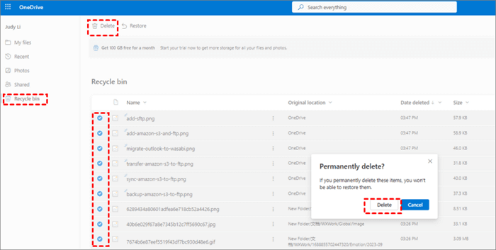 How to Delete All Photos from OneDrive at Once