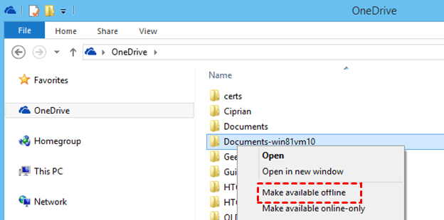 How To Make OneDrive Files Available Offline In Windows 10 