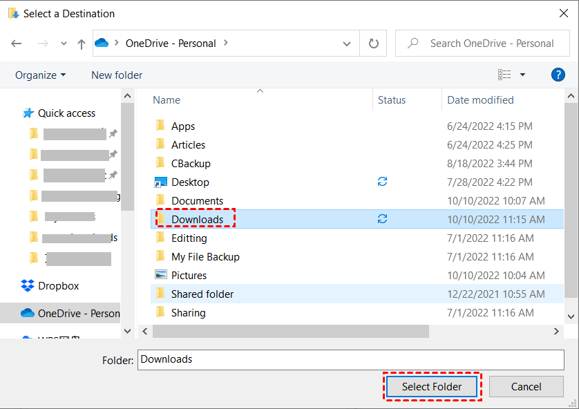 How To Sync Downloads Folder To OneDrive Automatically